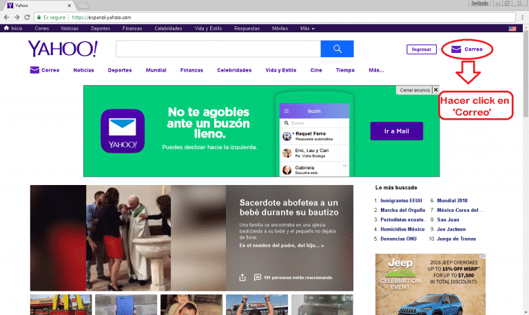 Iniciar sesión en Yahoo! mail correo Yahoo.es Yahoo.com 【2021】
