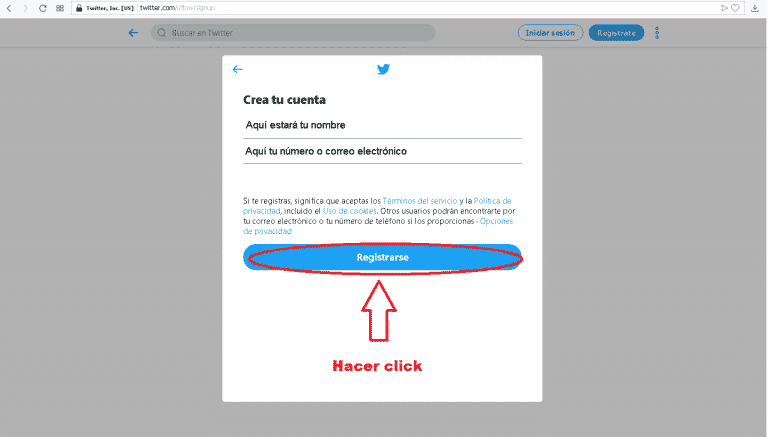 Crear cuenta en Twitter 【2021】