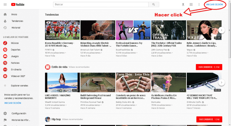 Iniciar sesión en Youtube 【2021】