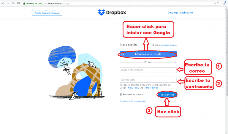 Iniciar sesión en Dropbox 【2021】